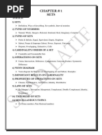 Grade 9 Unit - 1 Work Sheet | PDF | Mathematics