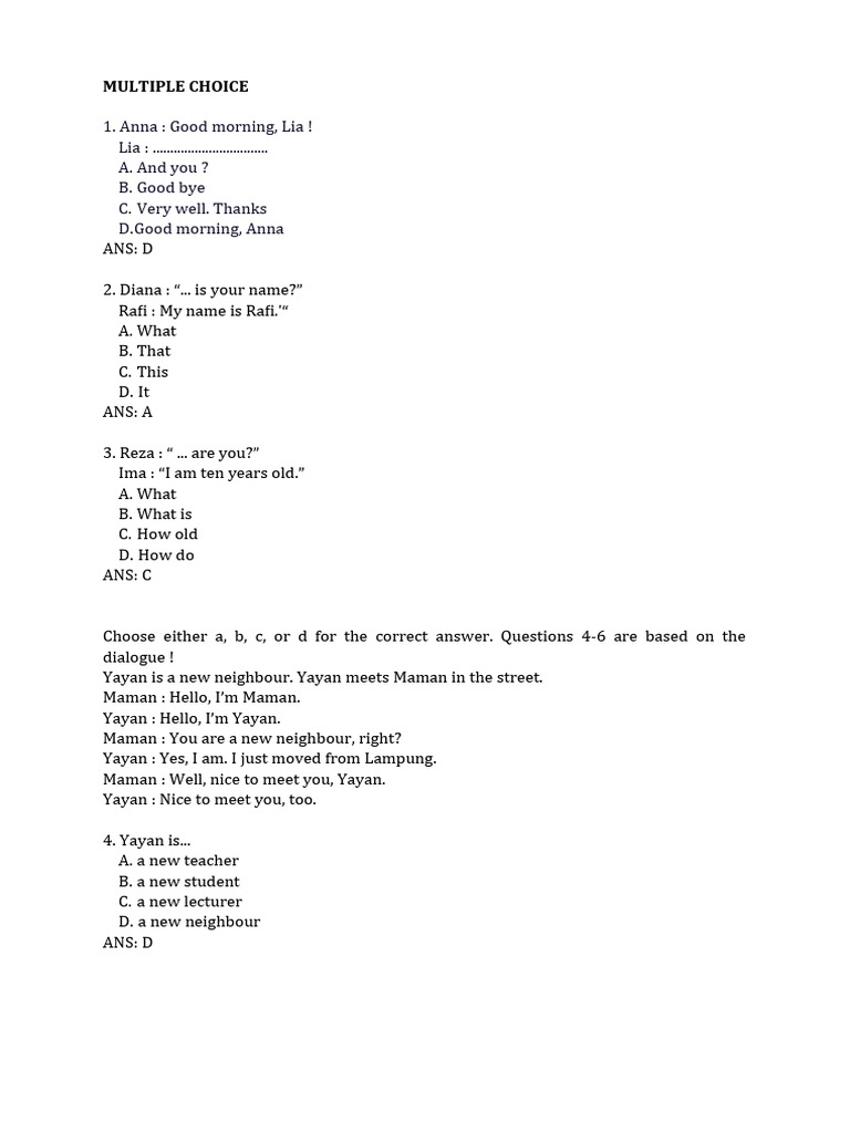 Soal PTS GJL Eng 7 | PDF | Linguistics | Linguistic Morphology