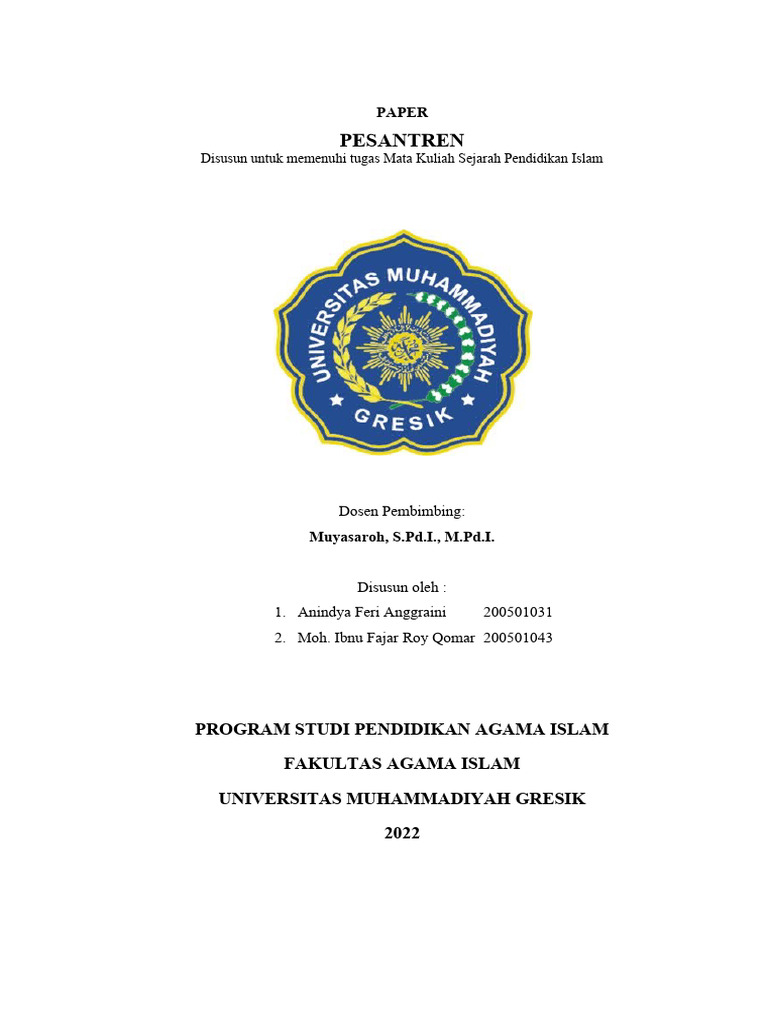 Paper Pesantren | PDF