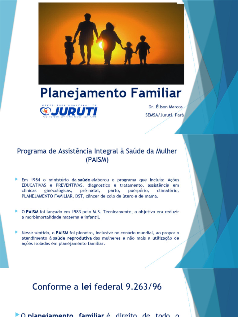 Planejamento Familiar DR Elison Marcos | PDF | Planejamento familiar ...