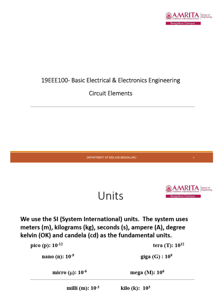 Circuit Elements | PDF | Voltage | Electric Charge