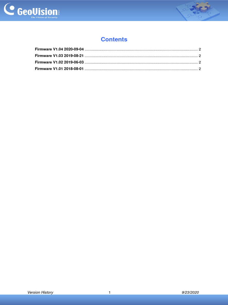 Version History GV-VR360 | PDF