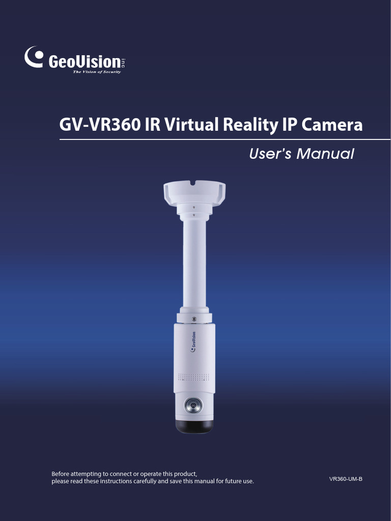 GV-VR360 User Manual | PDF | Ip Address | Streaming Media