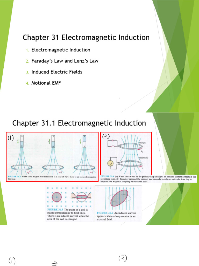 Chapter 31 Electromagnetic Induction | PDF | Electromagnetic Induction | Mechanical Engineering