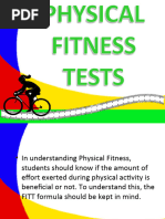 DepEd Physical Fitness Test Form | PDF