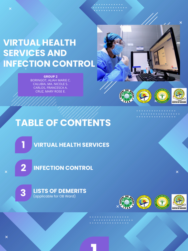 Virtual Health Sevice and Infection Control | PDF | Health Care ...