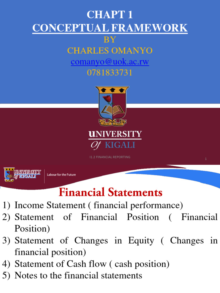 2 Chapt 1 Conceptual Framework | PDF | Financial Statement | Income