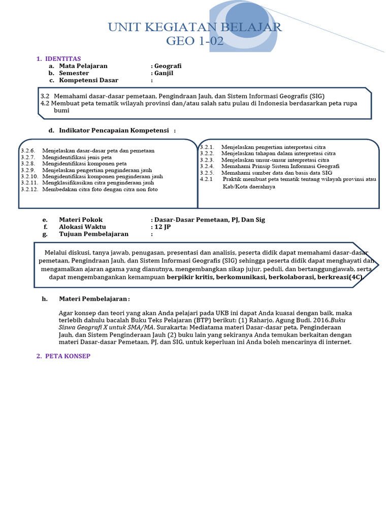 Ukb - Geo Peta-Pj-Sig | PDF