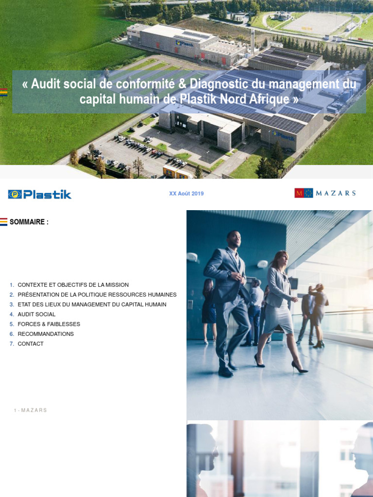 Rapport Audit Social Plastik V07.08.2019 | PDF | Responsabilité ...