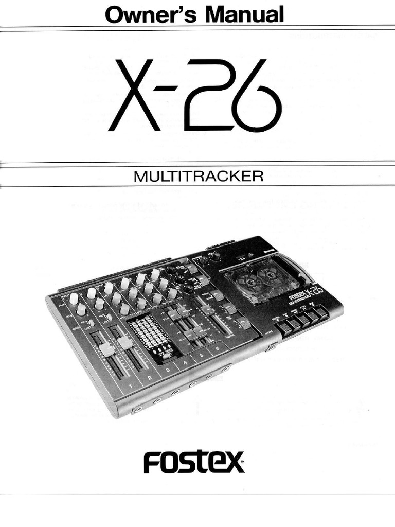 x26 Owners Manual | PDF