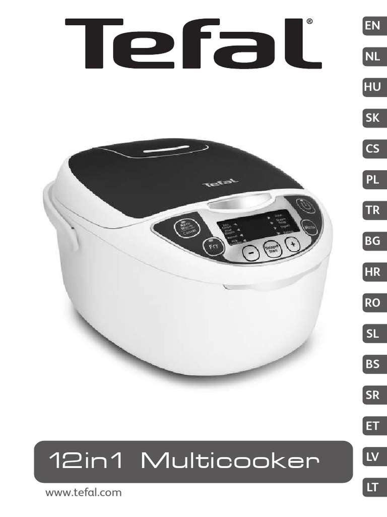 Tefal RK705138 12in1 Multicooker Rice Cooker | PDF
