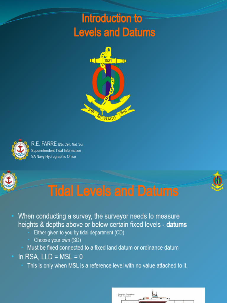 Advanced - Tides and Water Level - Levels and Datums | PDF | Tide | Sea ...