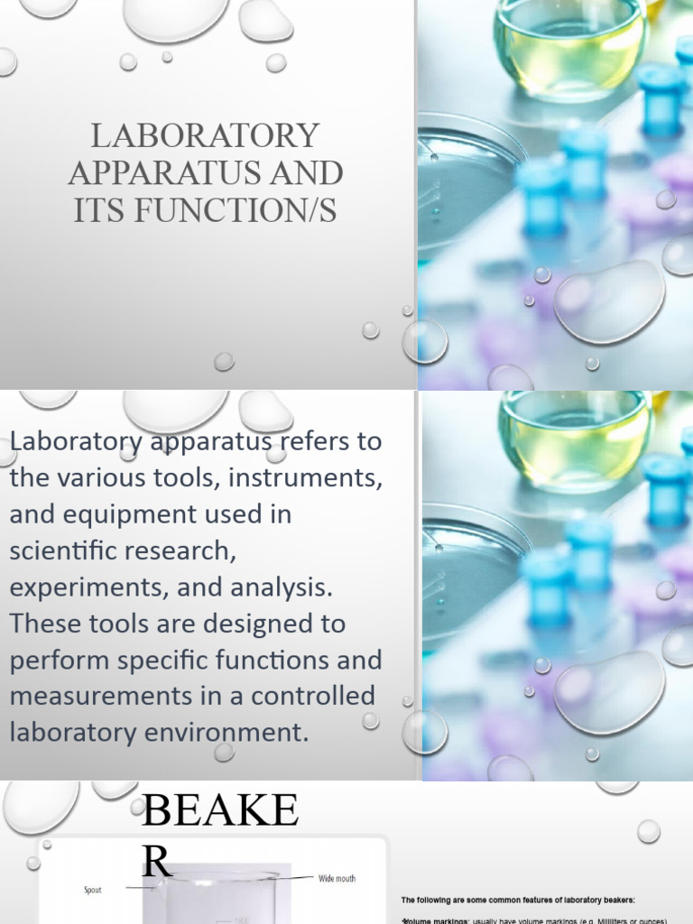 Laboratory Apparatus | PDF | Liquids | Chemistry