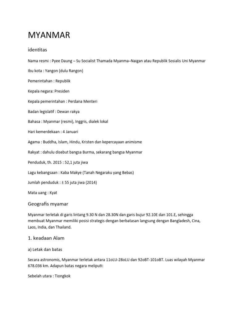 MYANMAR | PDF