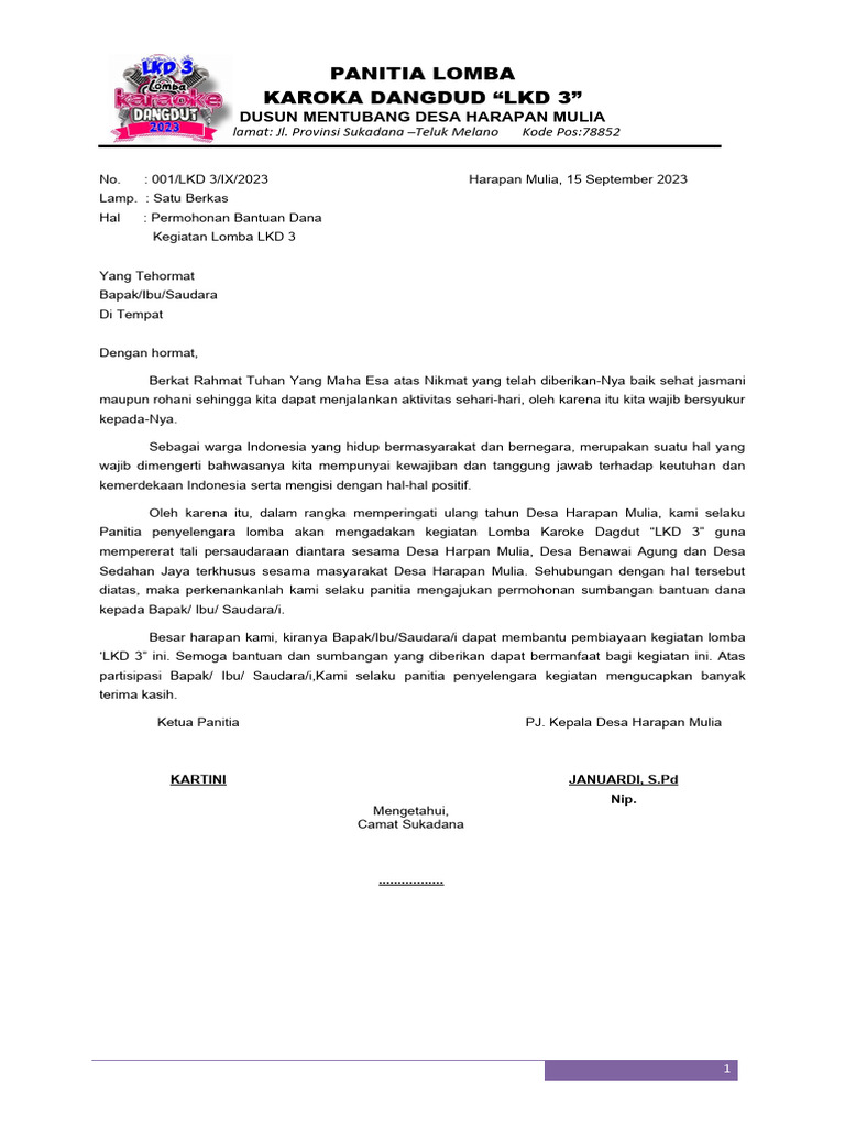 Proposal LKD 3 | PDF