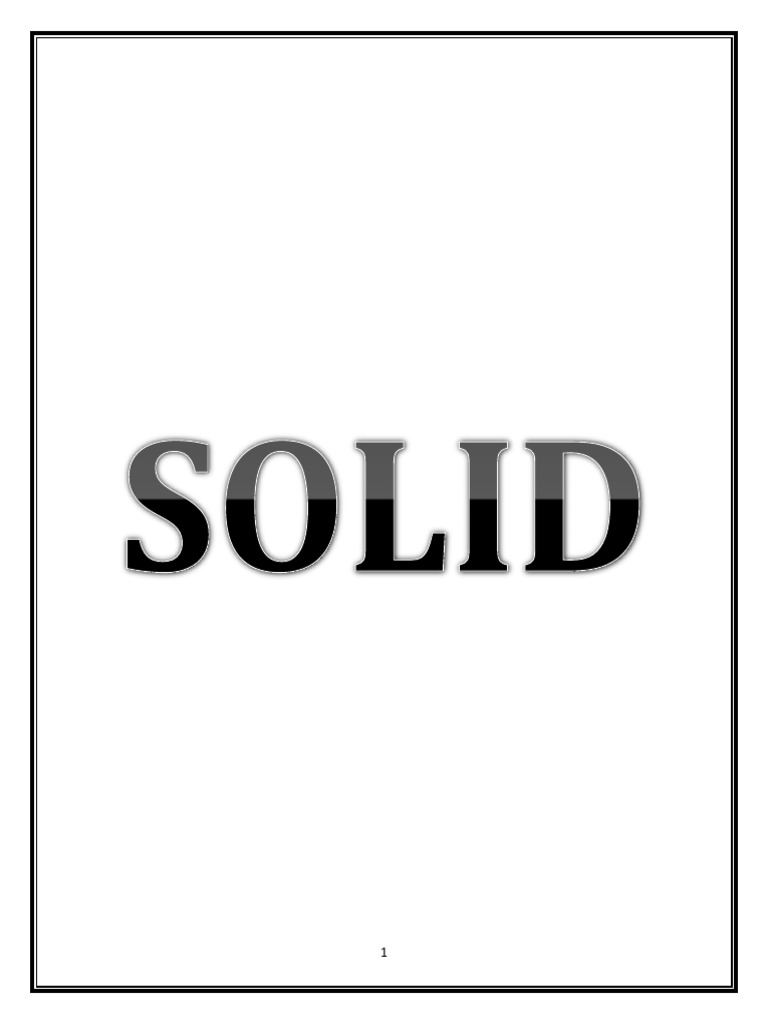 Solid Principles Pdf 8891