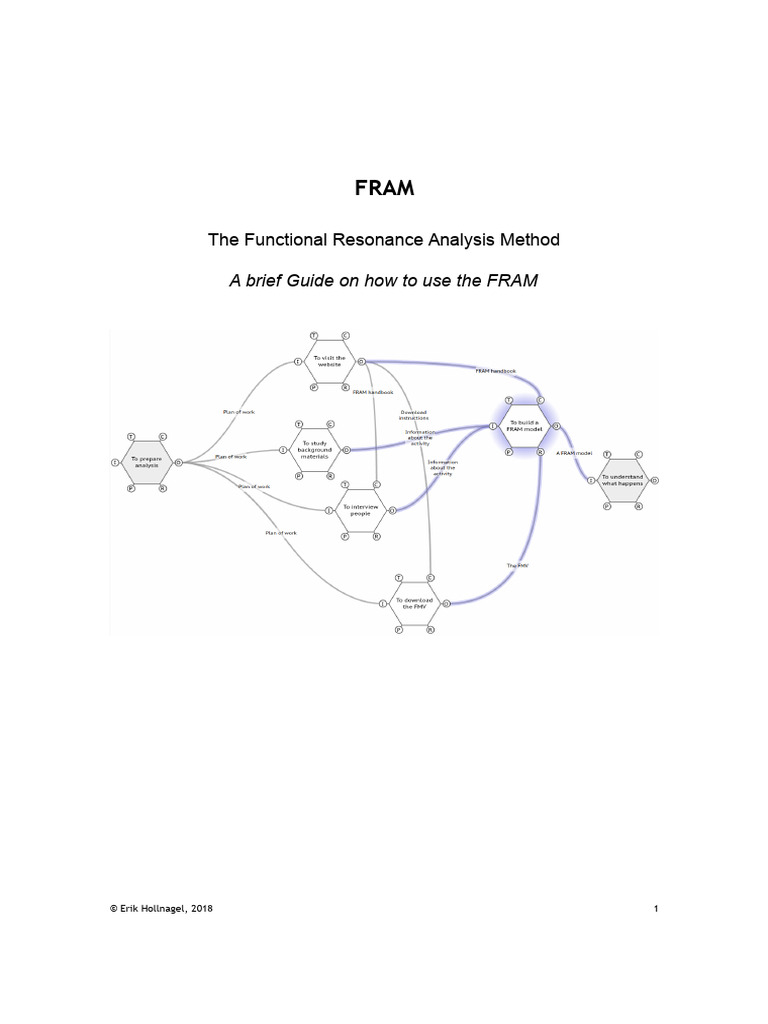 FRAM Handbook 2018 v4 | PDF | Function (Mathematics) | Causality