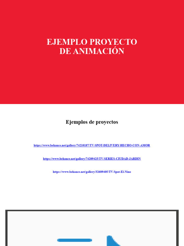 Ejemplo Proyecto Animado | PDF