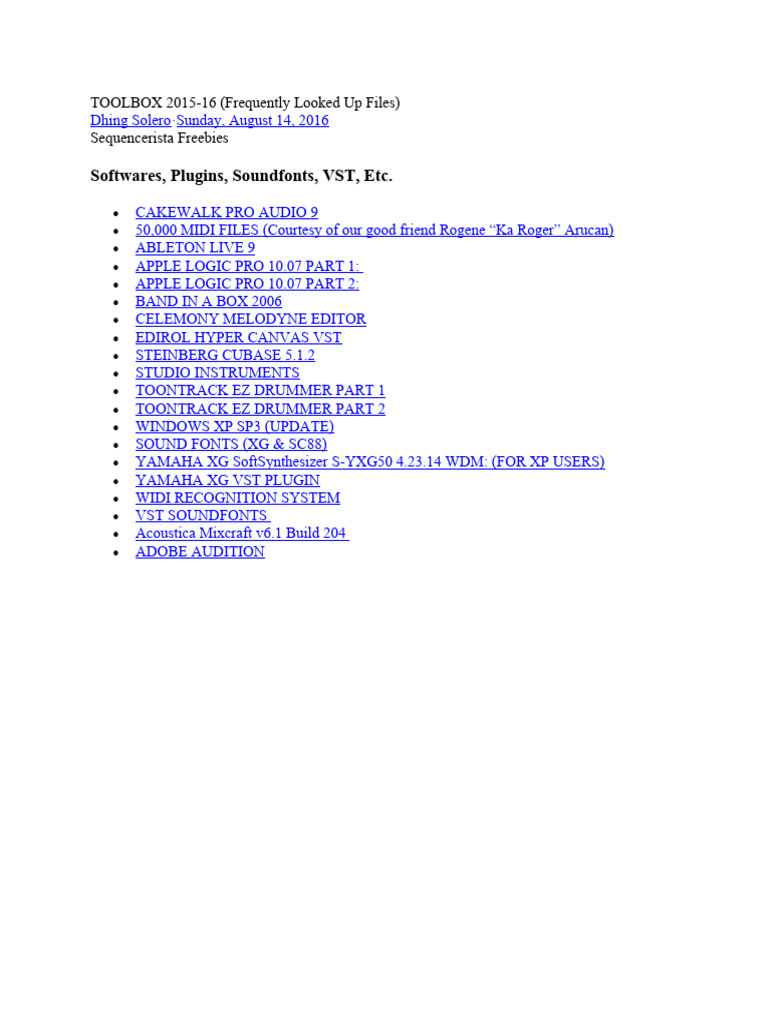 Tool Box Freebies Version 2 | PDF