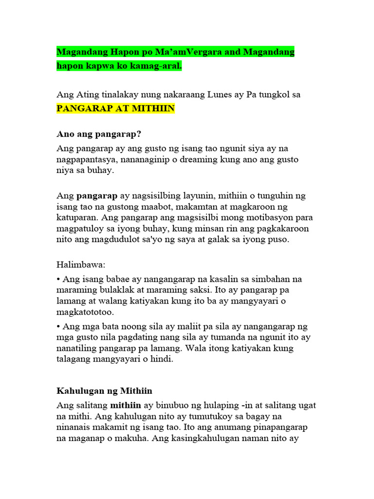 Magandang Hapon Po Ma'Amvergara and Magandang Hapon Kapwa Ko Kamag-Aral ...