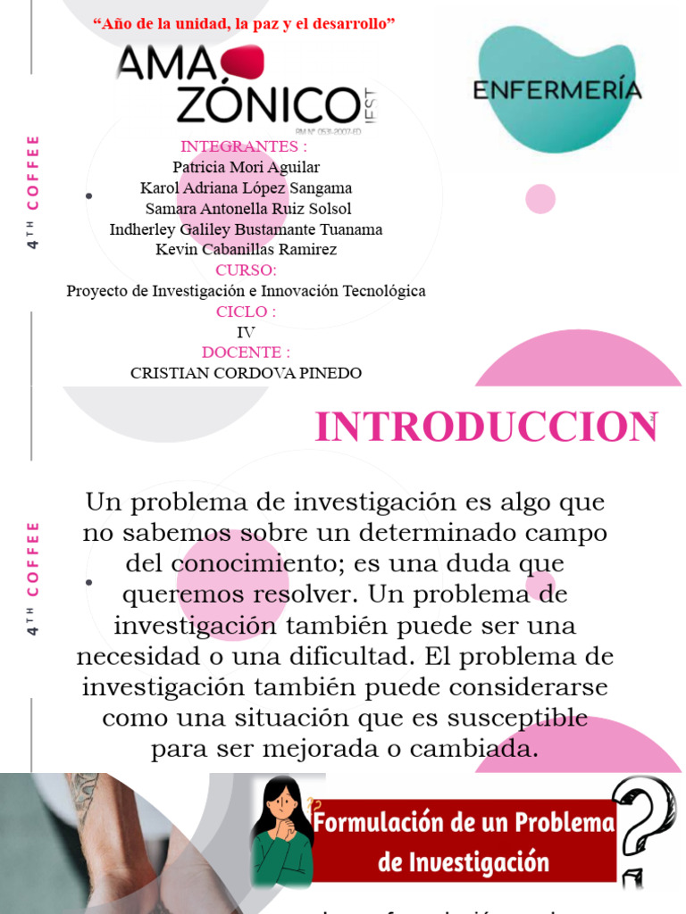 Formulacion Del Problema de Investigacion | PDF