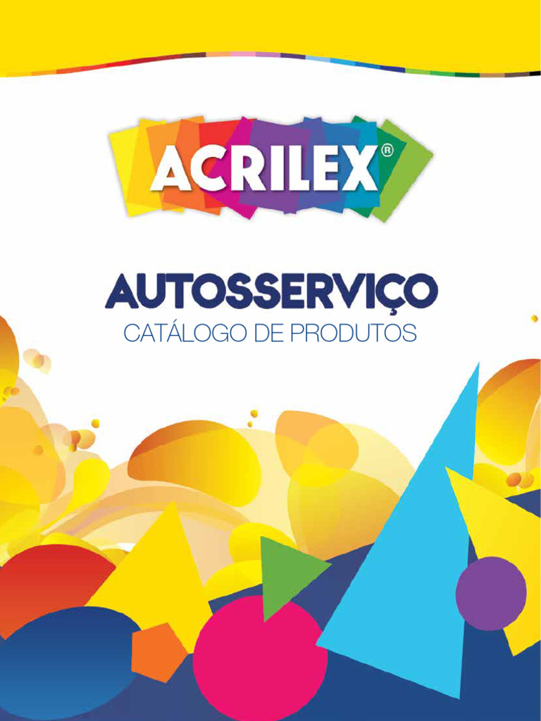 Catálogo de Produtos Acrilex 2025 | PDF | Cor | Pintura em aquarela