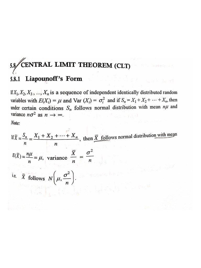 Central Limit Theorem 8 | PDF