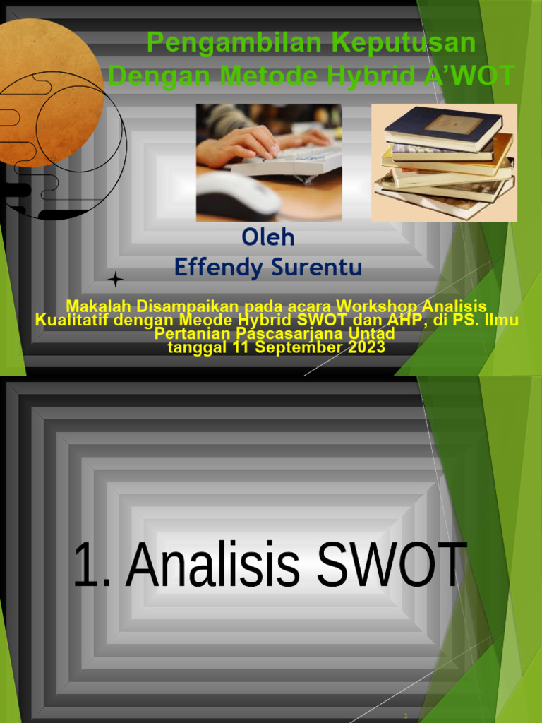 Metode Hybrid SWOT dan AHP dalam Keputusan | PDF