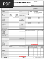 CS Form No. 212 Revised Personal Data Sheet - 2017 | PDF | Passport ...