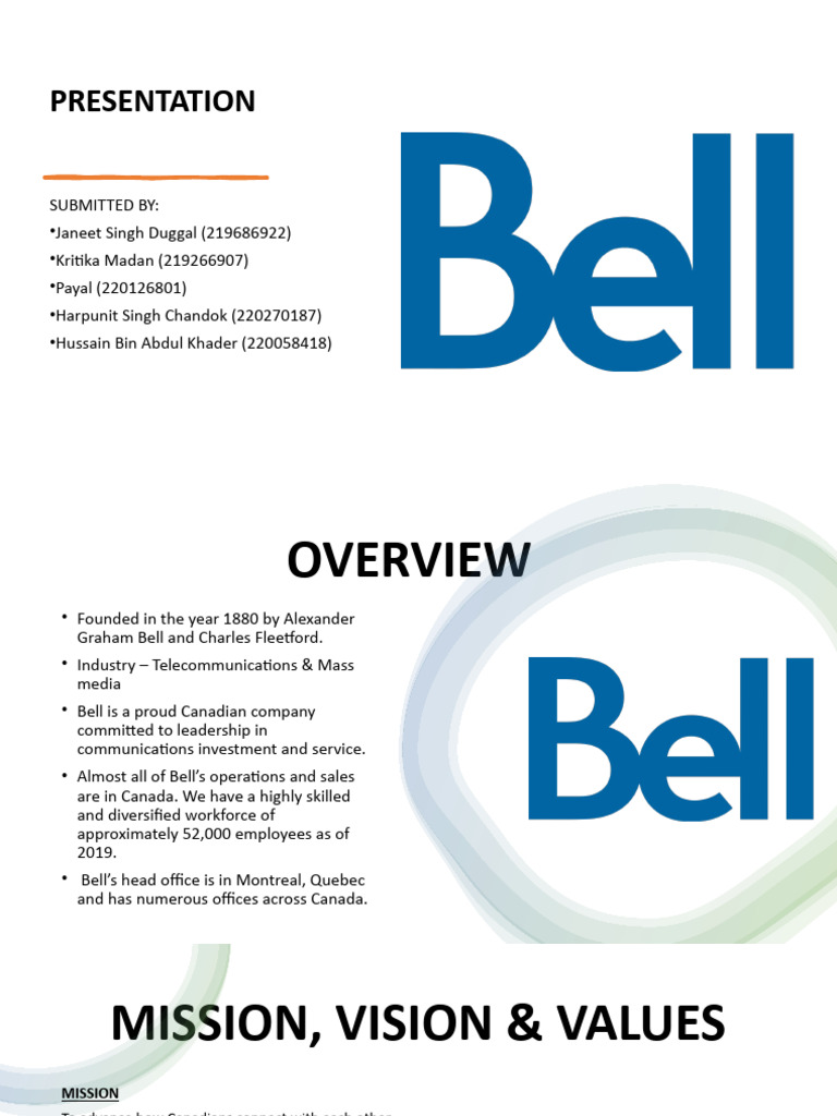 Bell Canada: Mission, Strategy, and Growth | PDF | Innovation ...