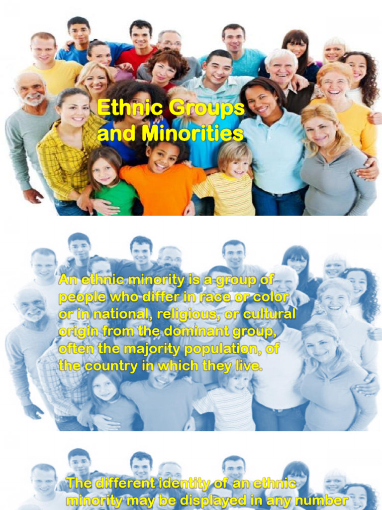 Ethnic Groups and Minorities | PDF | Multiculturalism | Ethnicity