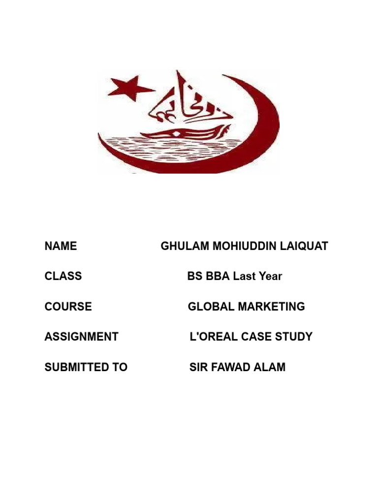 Case Study L'OREAL | PDF | Cosmetics | Sales
