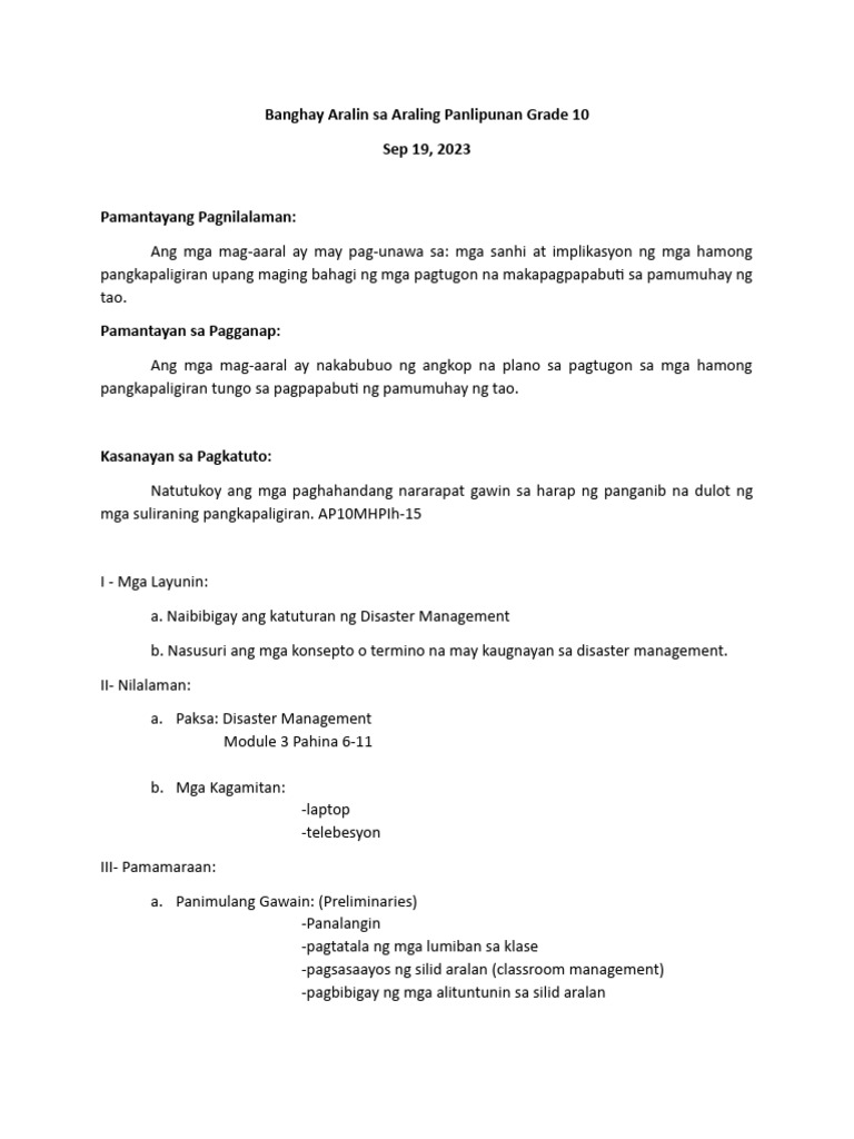 AP10 Week 1 Session 1 | PDF