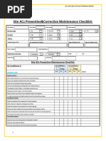 Ahu PM Checklist | PDF | Water | Mechanical Engineering