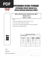 Kertas Ujian RBT Tahun 4 | PDF