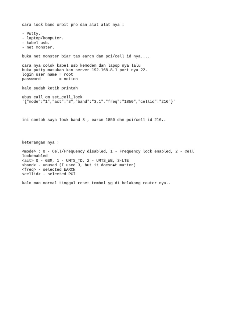 Cara Lock Band Orbit Pro | PDF