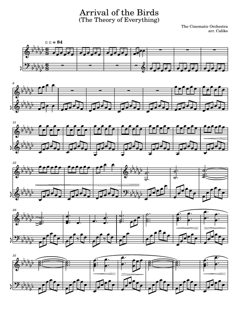 Arrival of The Birds | PDF