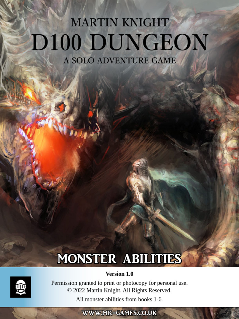 Monster Abilities Guide 1.0 | PDF