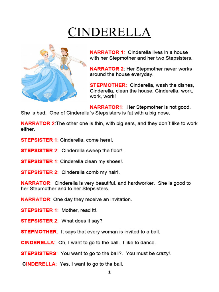 CINDERELLA | PDF | Cinderella | European Fairy Tales