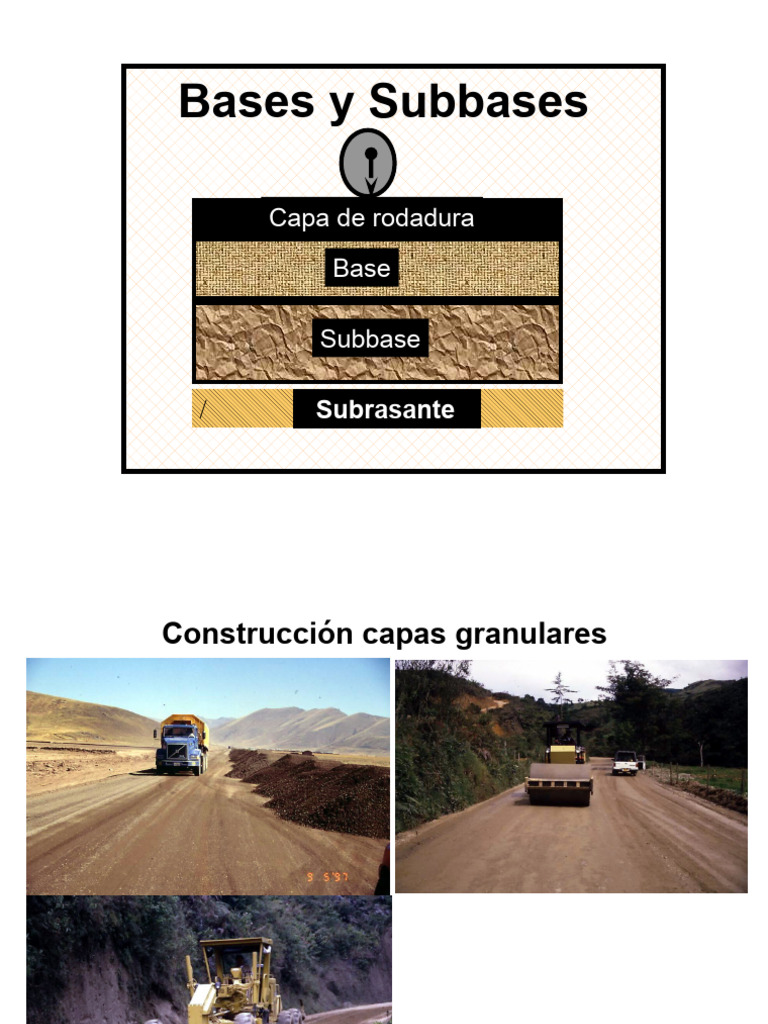 Capa Base y Subbase Granular | PDF | Ingeniero civil | Suelo