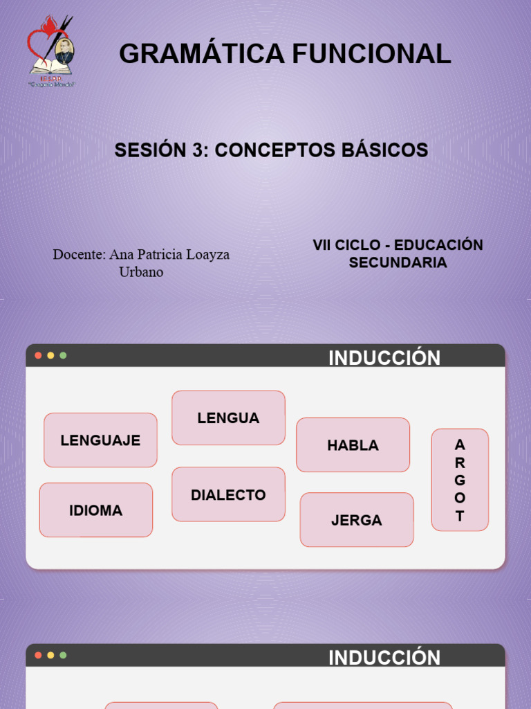 Sesion 3 Conceptos Basicos | PDF | Comunicación | Lingüística
