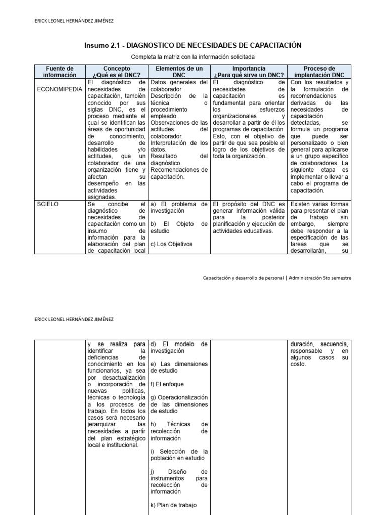 Matriz DNC | PDF | Business | Conocimiento