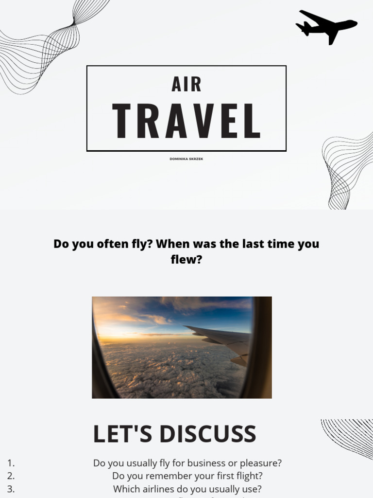Air Travel Discussion Guide | PDF | Language Arts & Discipline ...