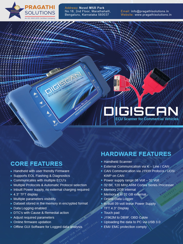 Updated Digiscan Brochure - 29 Nov | PDF | Diesel Engine | Computing