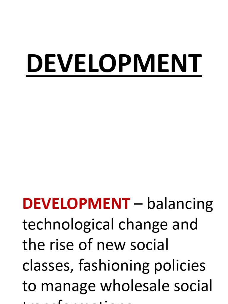 Social Change and Development Perspectives | PDF | Neoliberalism ...