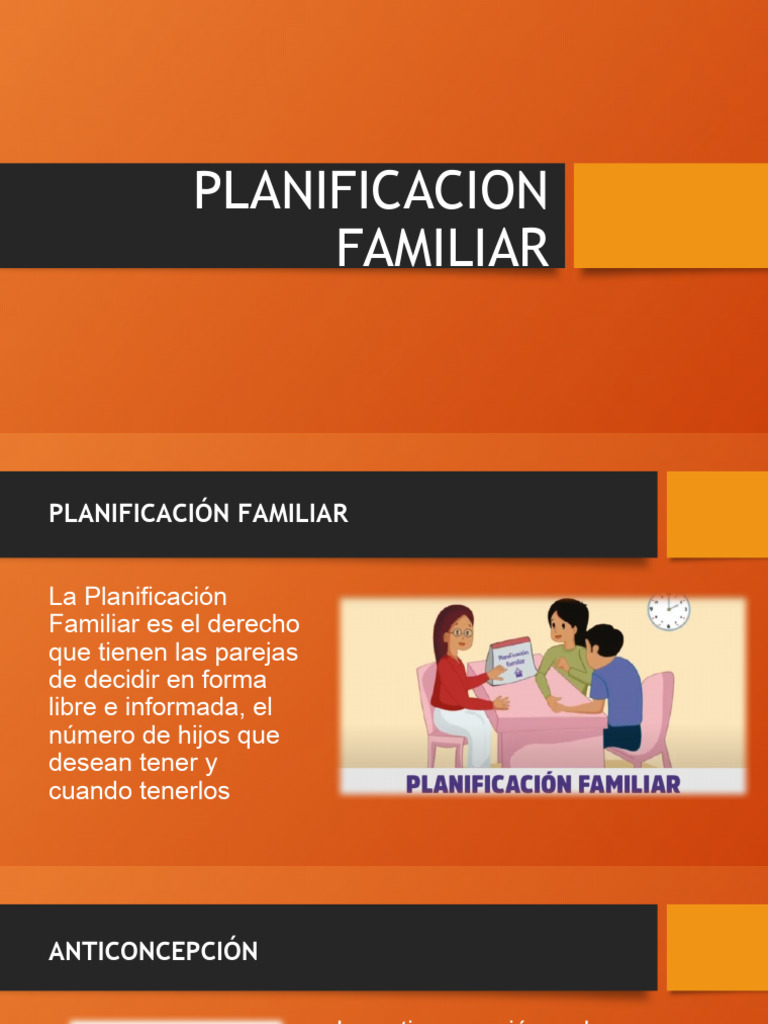 Planificacion Familiar y Met. Anticonceptivos | PDF | Control de la ...