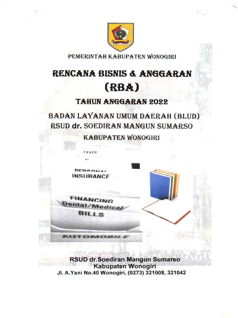 Contoh RBA 2022 | PDF