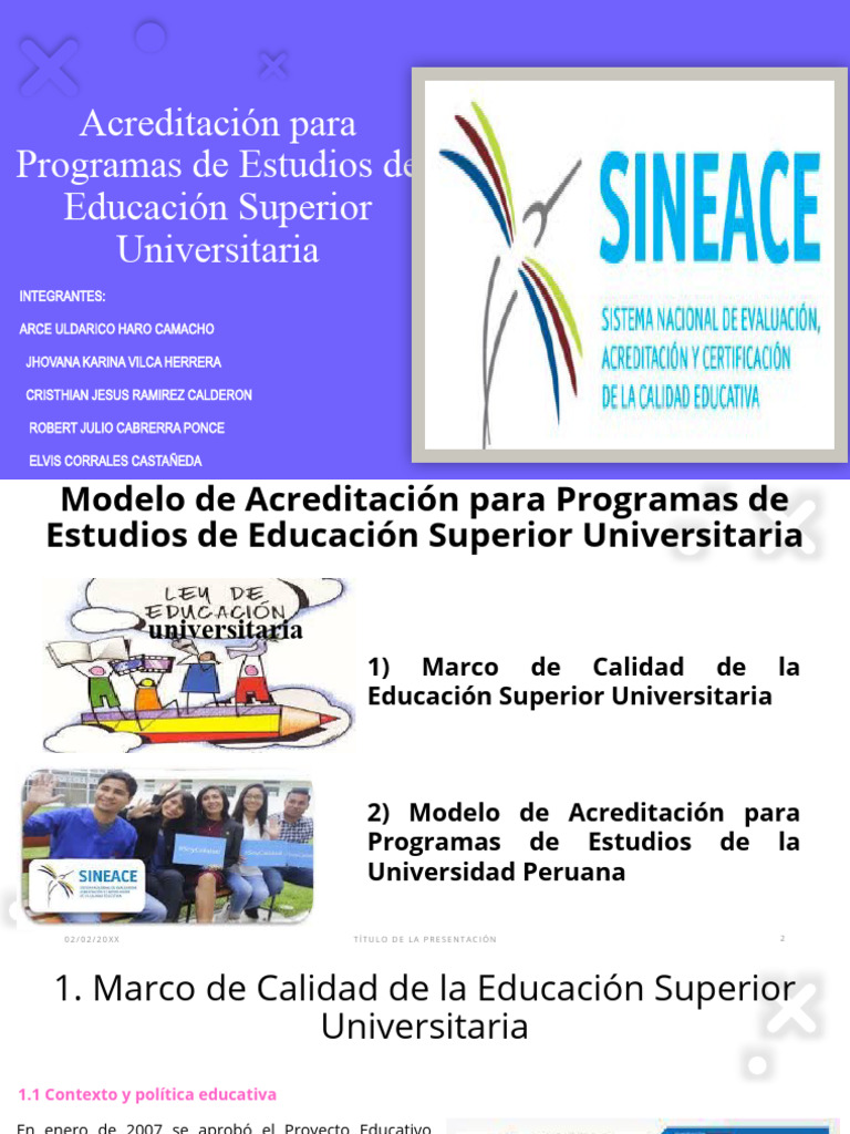 Acreditación para Programas de Estudios de Educación Superior | PDF | Evaluación | Plan de estudios