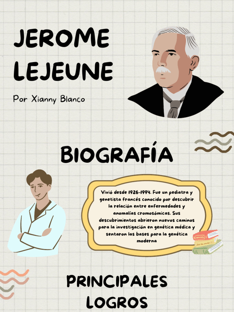 Jerome Lejeune | PDF | Síndrome de Down | Genética
