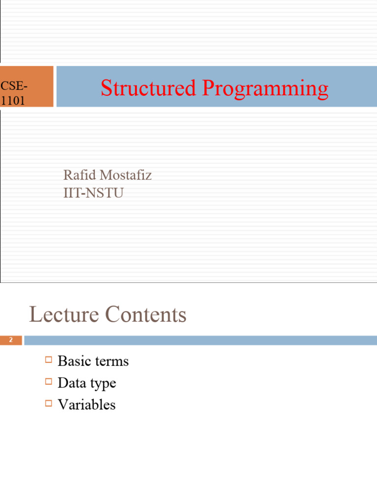 Lec 5 Variable Datatypes | PDF | Integer (Computer Science) | Data Type Lec 5 Variable Datatypes | PDF | Integer (Computer Science) | Data Type